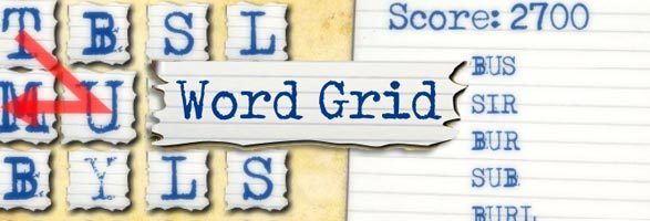 Word Grid - Free Online Game for iPad, iPhone, Android, PC and Mac at ...
