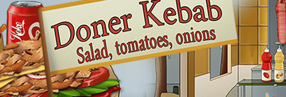 Doner Kebab - Salad Tomatoes Onions - Free Online Game for iPad, iPhone ...