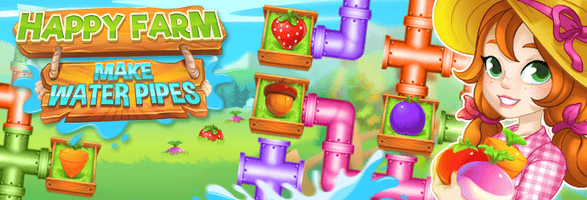 Happy farm : make water pipes - Free Online Game for iPad, iPhone ...